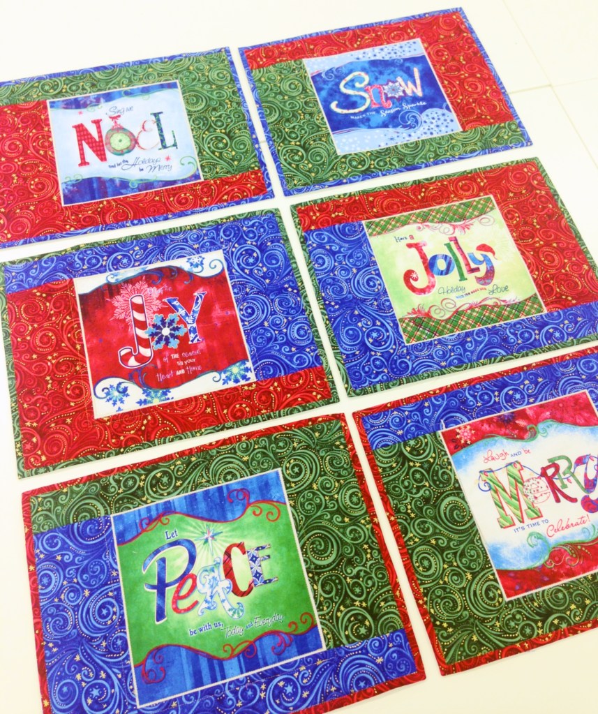 Place mats tutorial