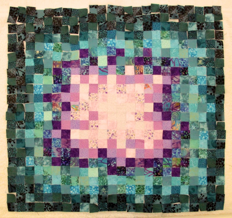 One inch squares